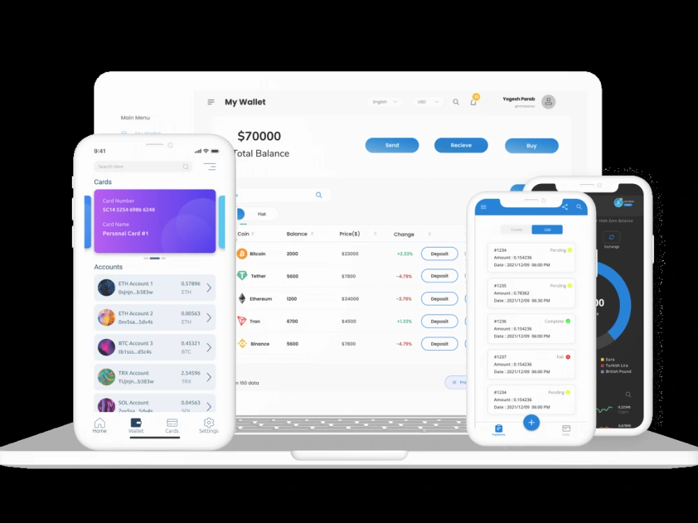Multi-Currency Crypto Wallet and Payment Platform | Upwork