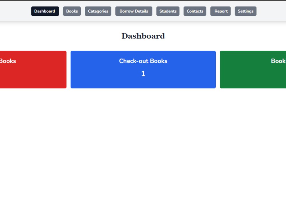 A Library management system with user accounts registration. | Upwork