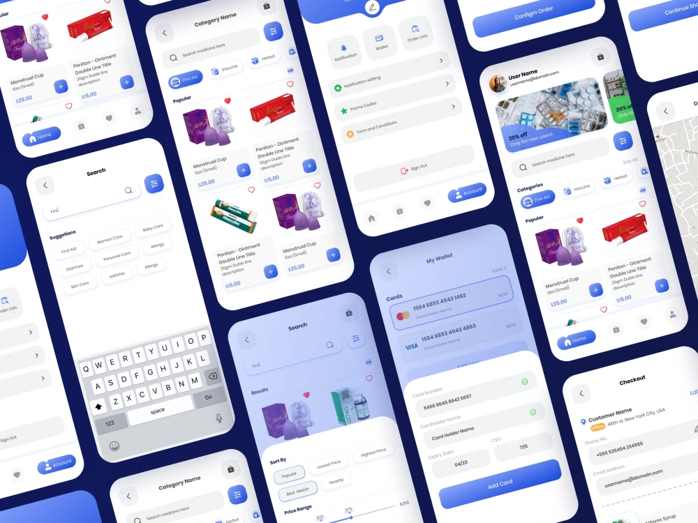 Clean and modern App UI Design with best User Experience | Upwork