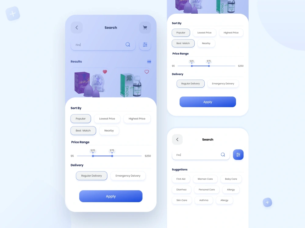 Clean and modern App UI Design with best User Experience | Upwork