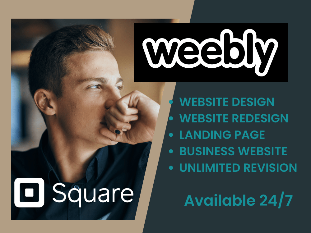 A professional square website weebly website or online store business ...