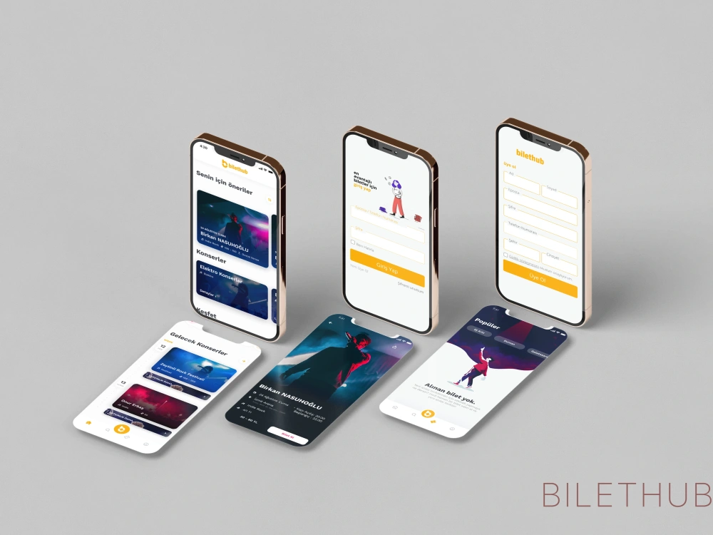 A minimal and futuristic mobile UI design | Upwork