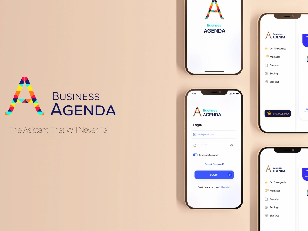 A minimal and futuristic mobile UI design | Upwork