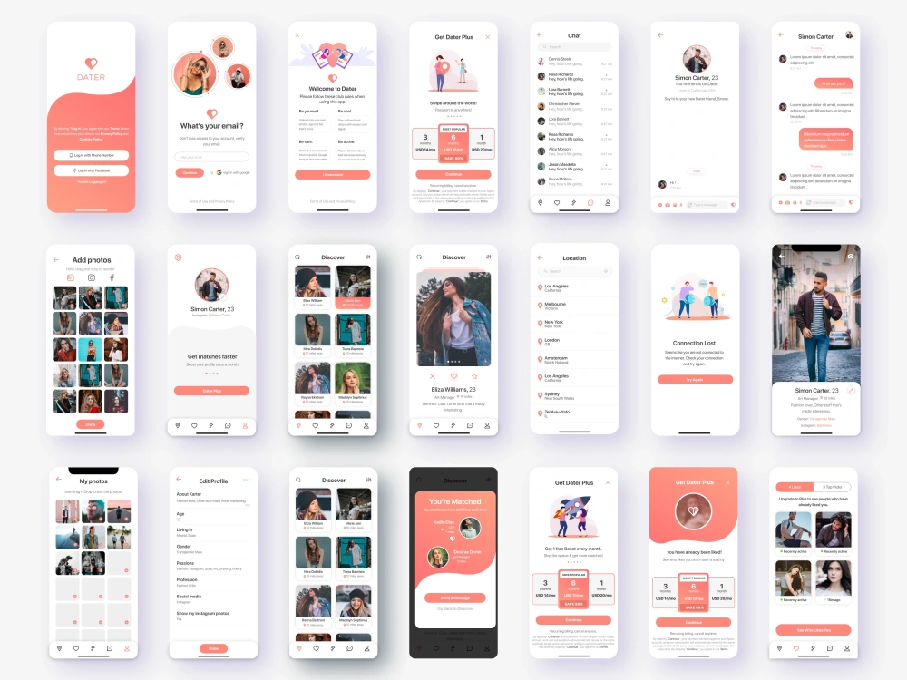 An amazing UI interface for your Website or Mobile App | Upwork