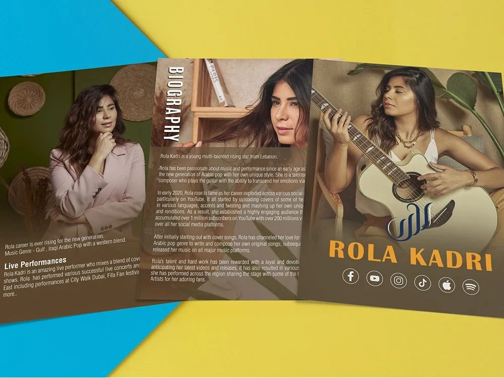 An artist EPK & Electronic Press Kit | Upwork