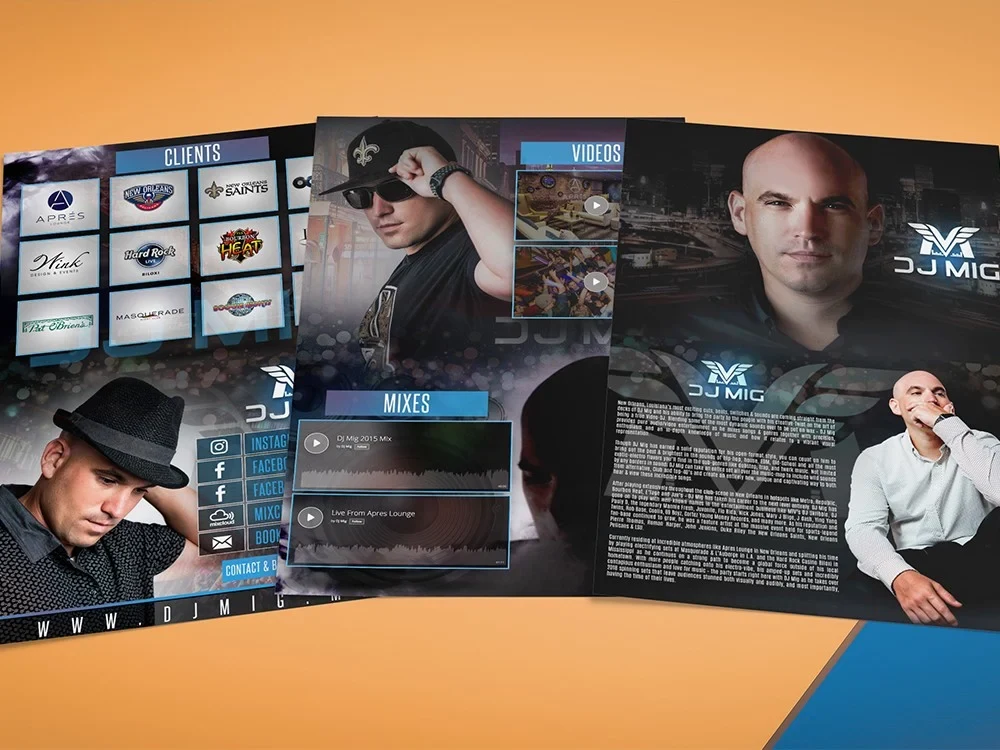 An artist EPK & Electronic Press Kit | Upwork