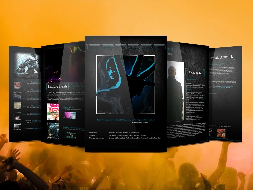 An artist EPK & Electronic Press Kit | Upwork