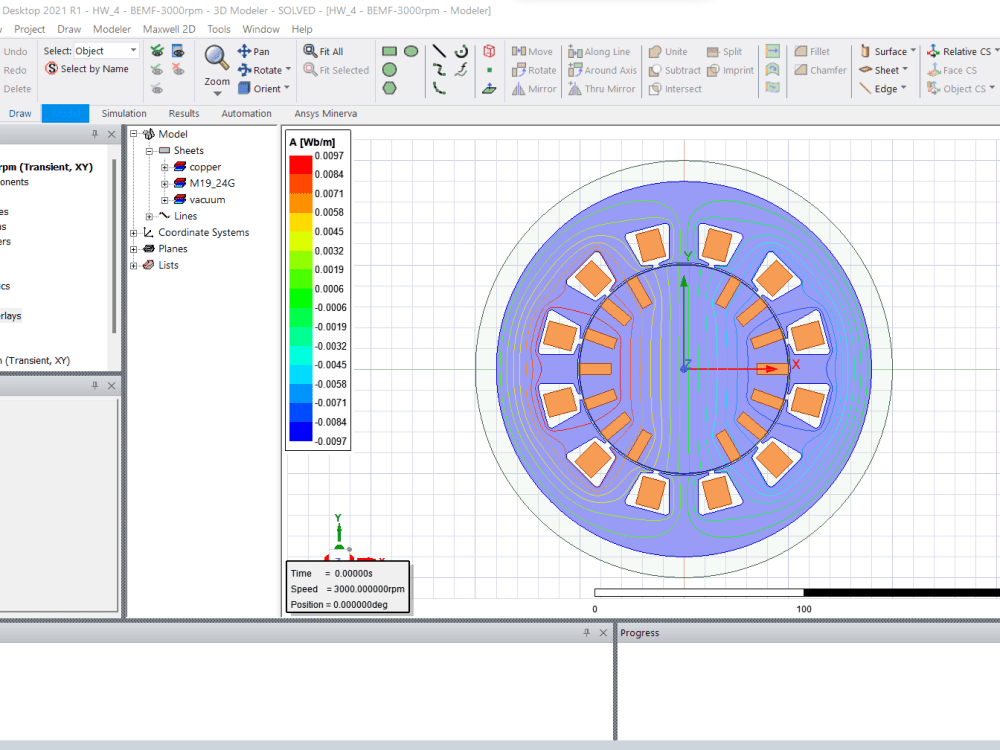 2d, 3d Ansys maxwell electromagnetic simulations | Upwork