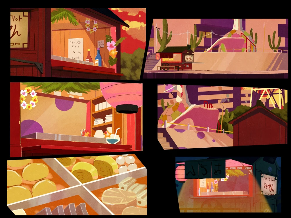 2D Environment art / concept art for your animation, game or ...