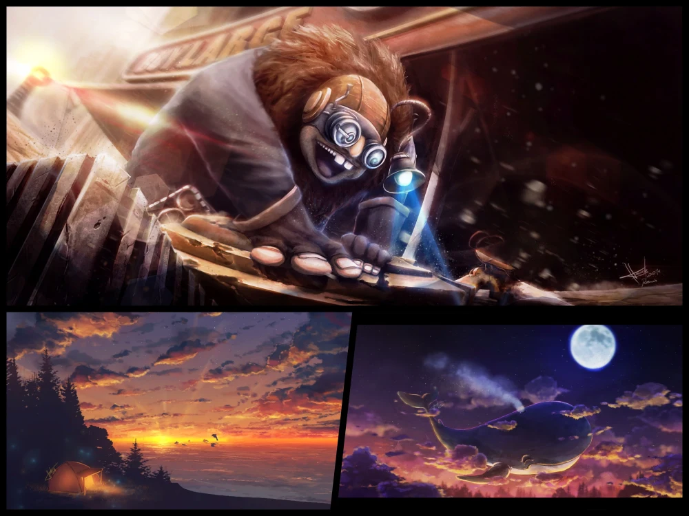 2D Environment art / concept art for your animation, game or ...