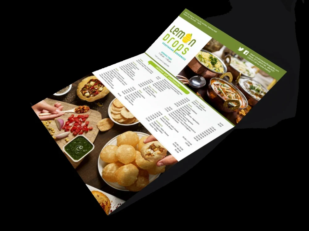 Restaurant Takeaway menu leaflet design | Upwork