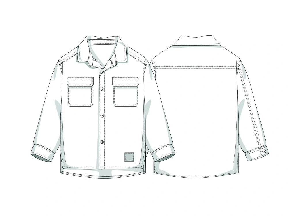 Amazing fashion technical flat sketches | Upwork