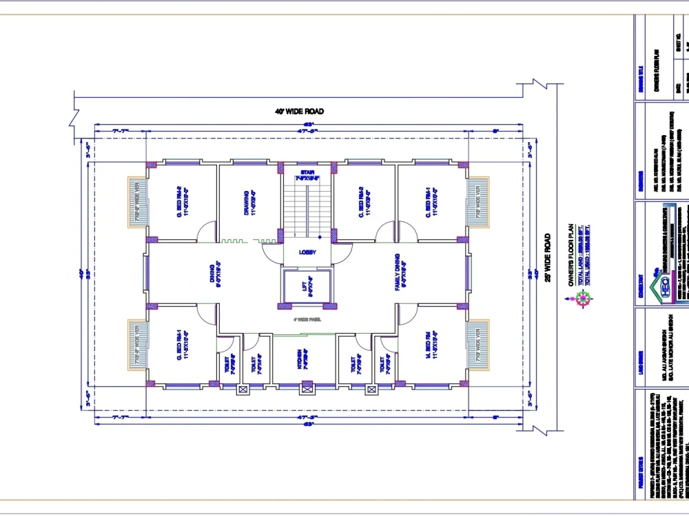 A 2D floor plan using AutoCAD | Upwork