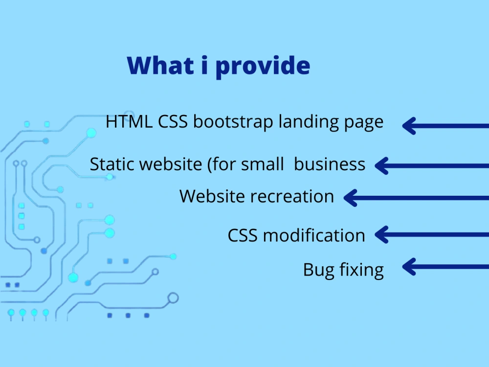HTML CSS bootstrap website | Upwork
