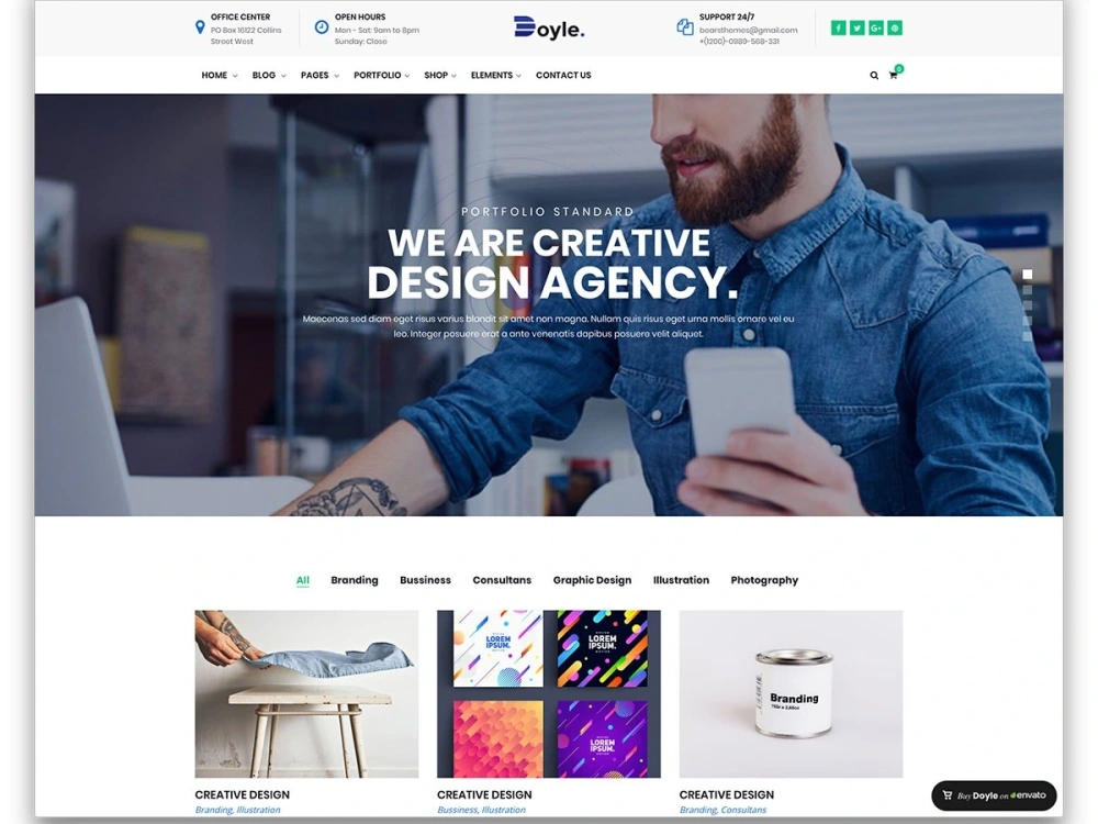 Professional Responsive Portfolio Website in WordPress | Upwork