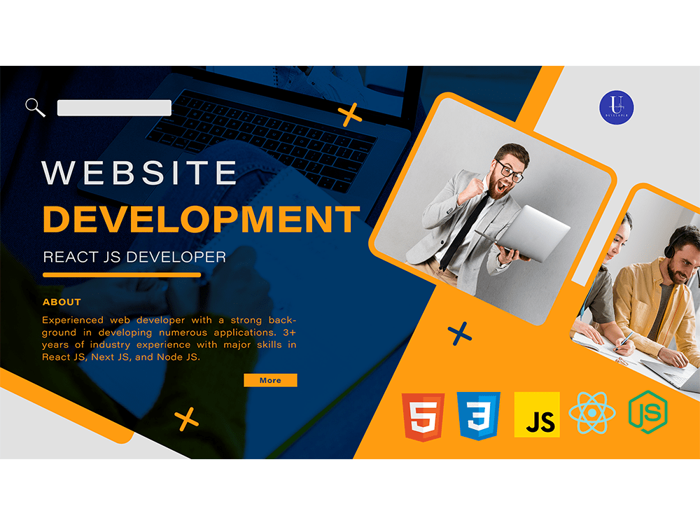 Stunning react js next js node js mern stack website | Upwork