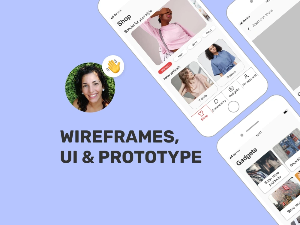 A clean set of 15 high-fidelity wireframes on Figma | Upwork
