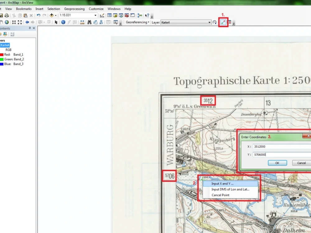 Digitization (Points, Lines and Polygons) and Georeferencing of Maps ...