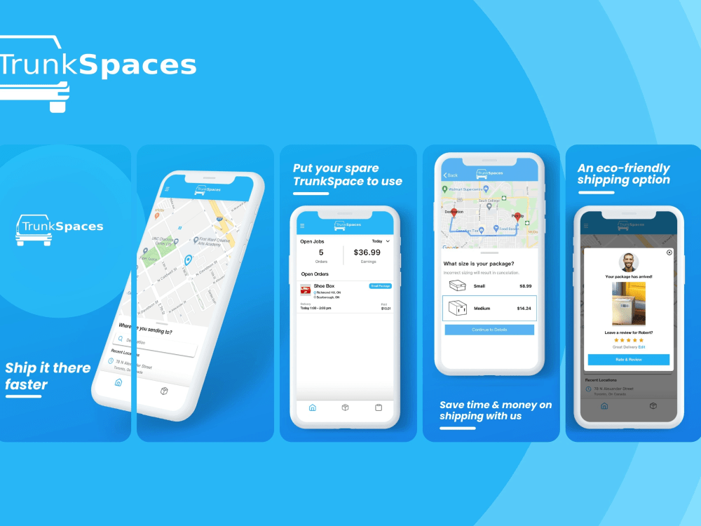 Panoramic screenshot design for app store and play store | Upwork