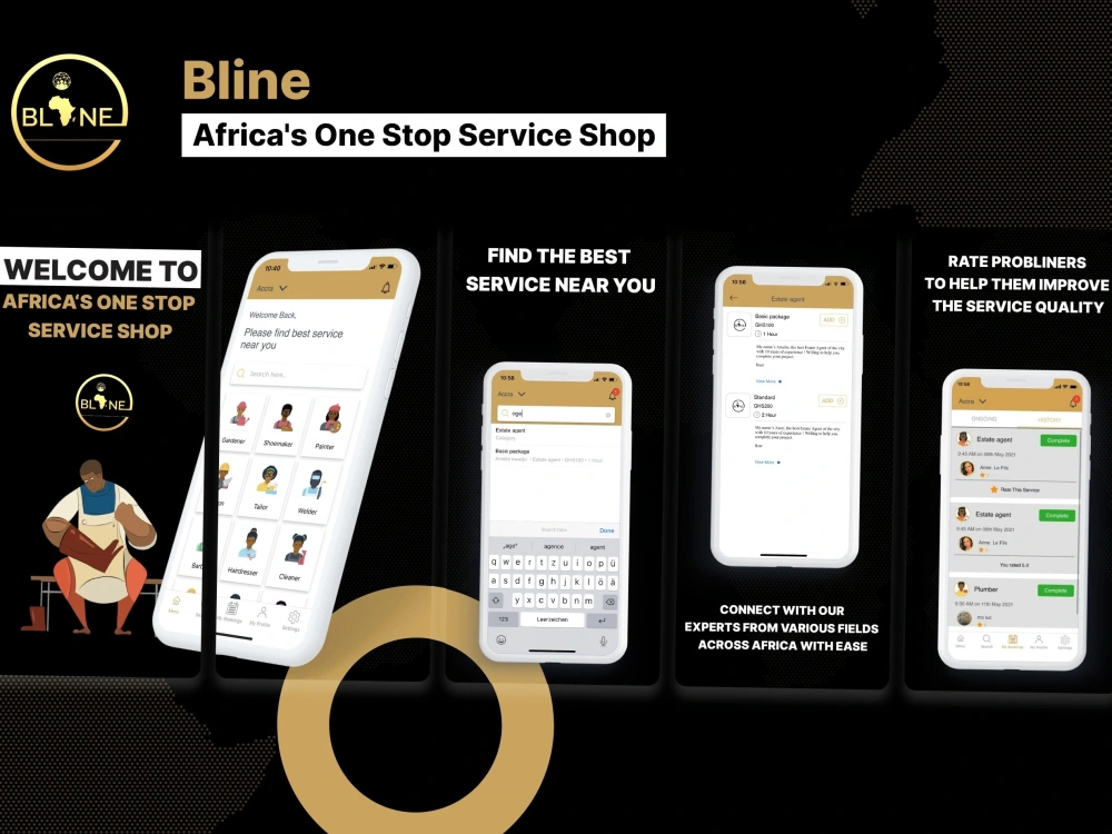 Panoramic screenshot design for app store and play store | Upwork