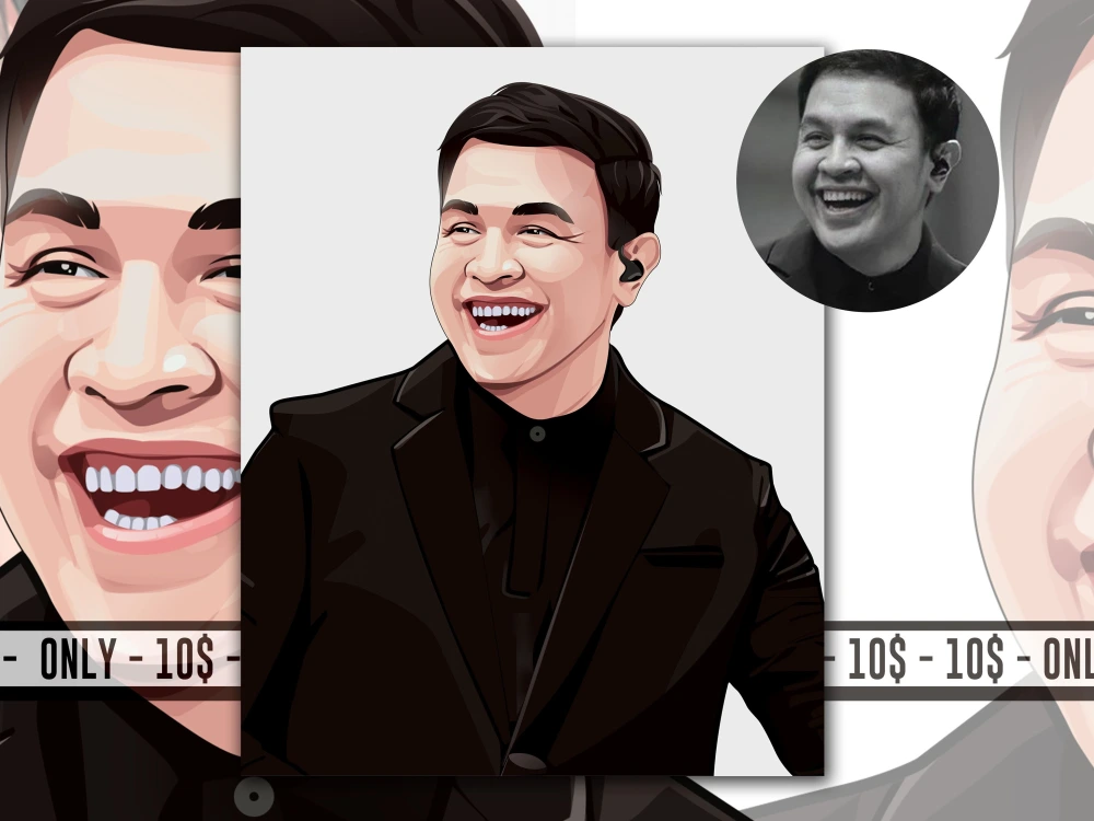 A Realistic Vector art Portrait | Upwork