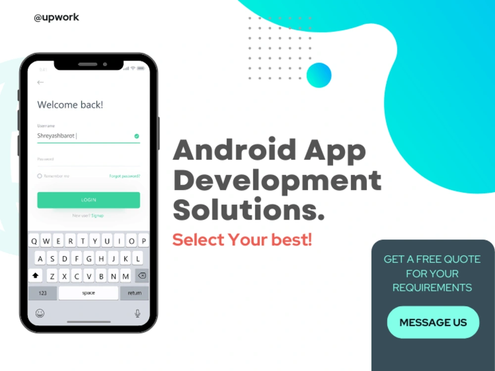 A fully functional Android mobile app with design | Upwork