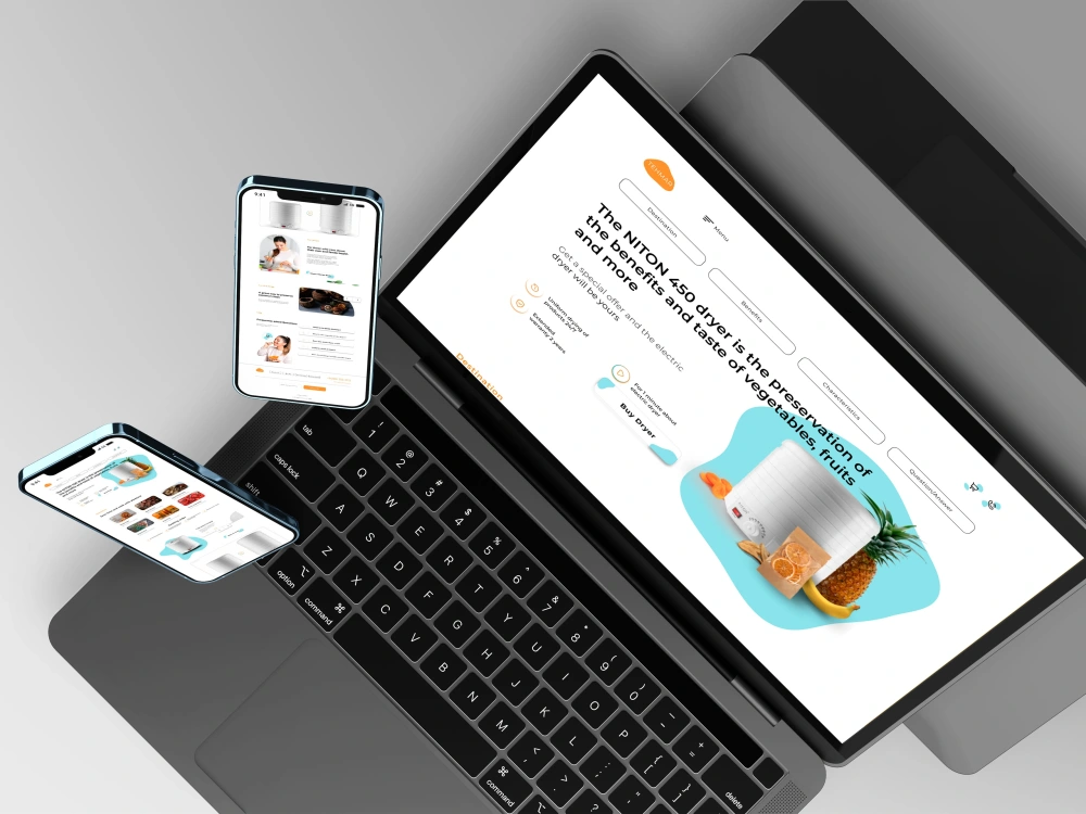 A web design and its adaptations in Figma | Upwork