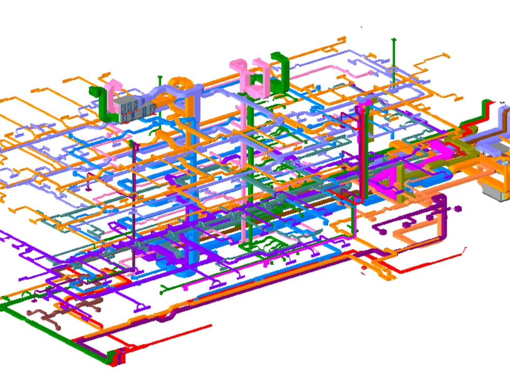 Mechanical-Electrical Project calculations and coordination (lod 350 ...