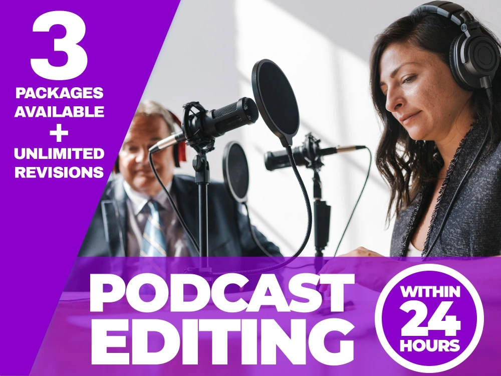 A professional Podcast Video and Audio Editing within 24 hours | Upwork