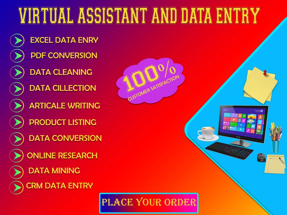 A perfect Virtual Assistant and Data-Entry Operator | Upwork