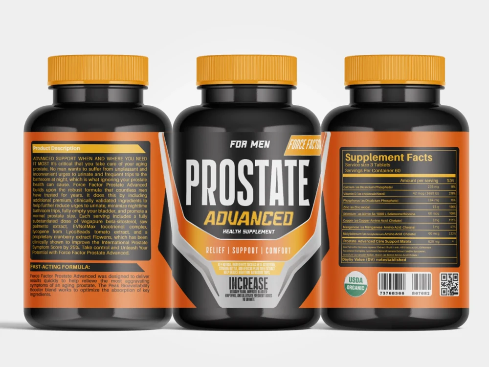 Winning supplement bottle packaging and label design with 3d rendering ...