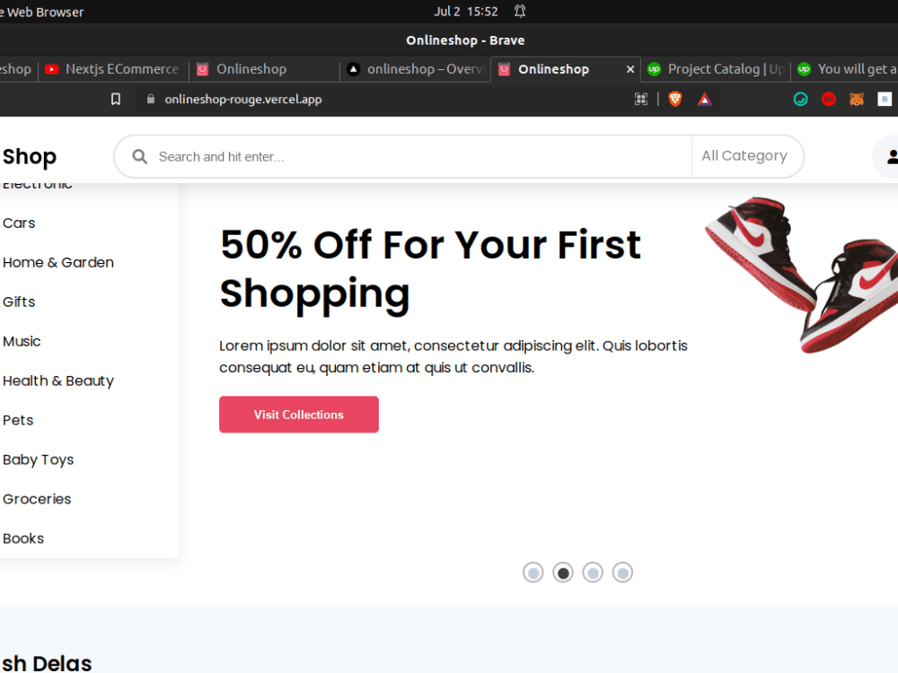 A Business Or Ecommerce Website Using Mongodb React Js Nextjs And Nodejs Upwork