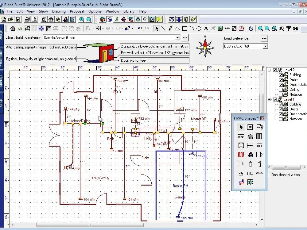 HVAC Manual J, D & S Calculation | Upwork