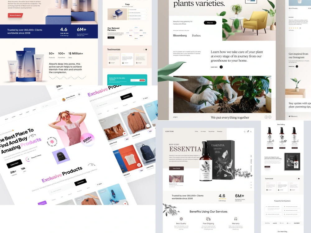 Ui/ux design for your e-Commerce website | Upwork