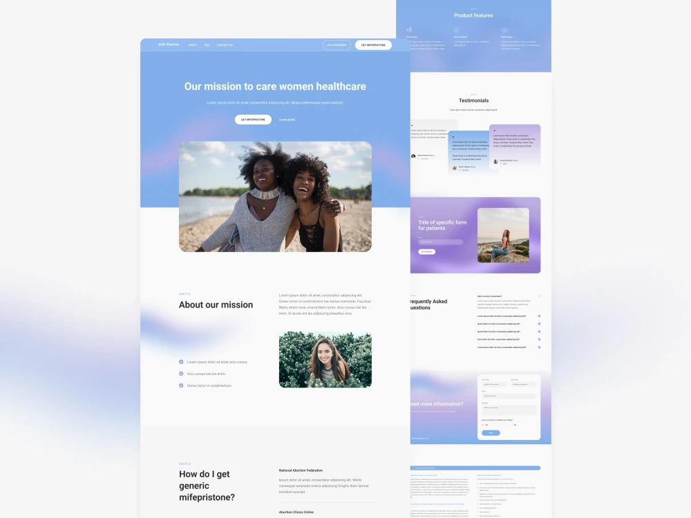 Unique landing page design to boost your business | Upwork