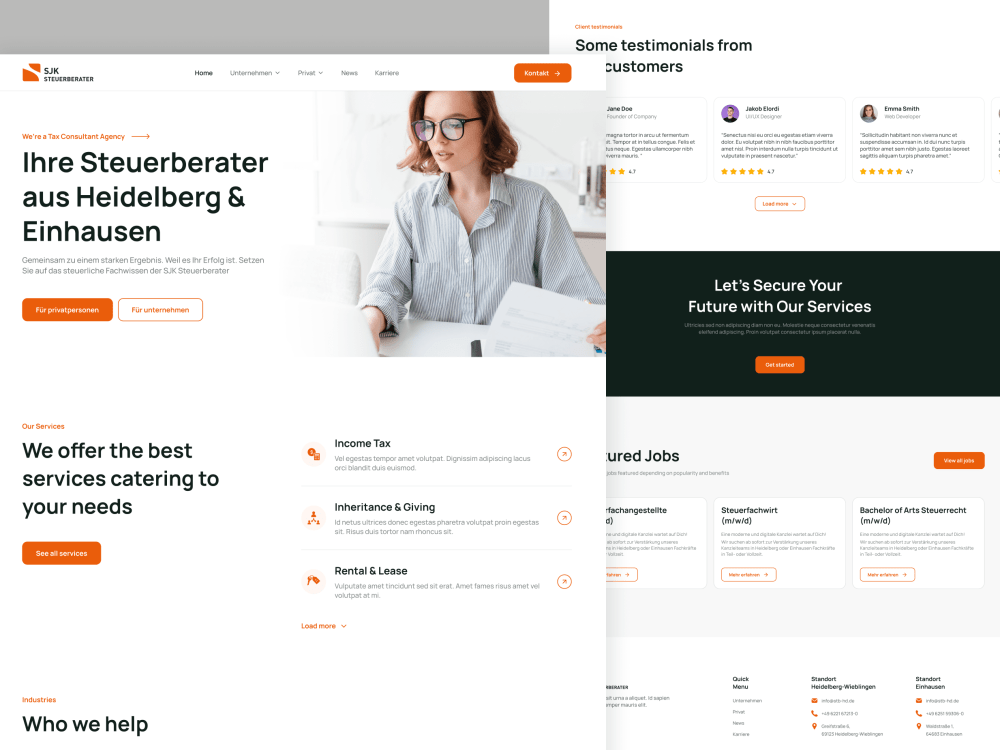 A Modern & Creative UI/UX for Your Business | Upwork