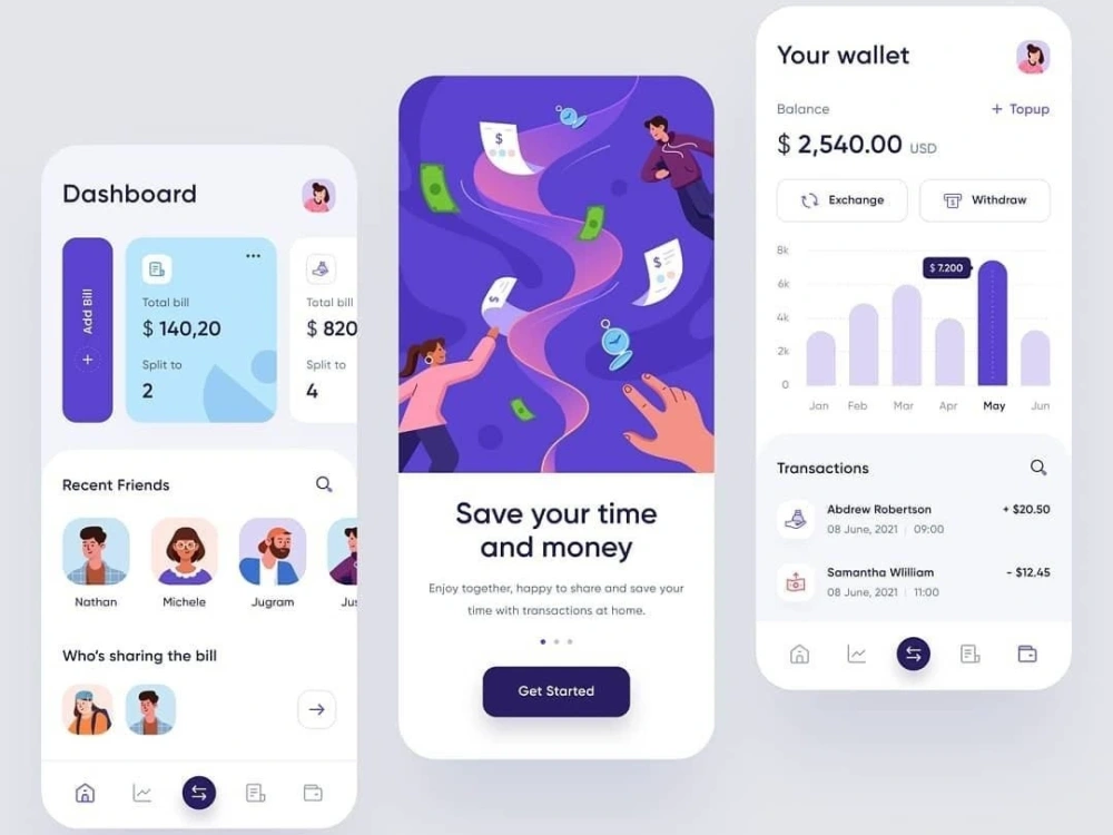 An minimalist and professional UI design for Mobile & Web | Upwork
