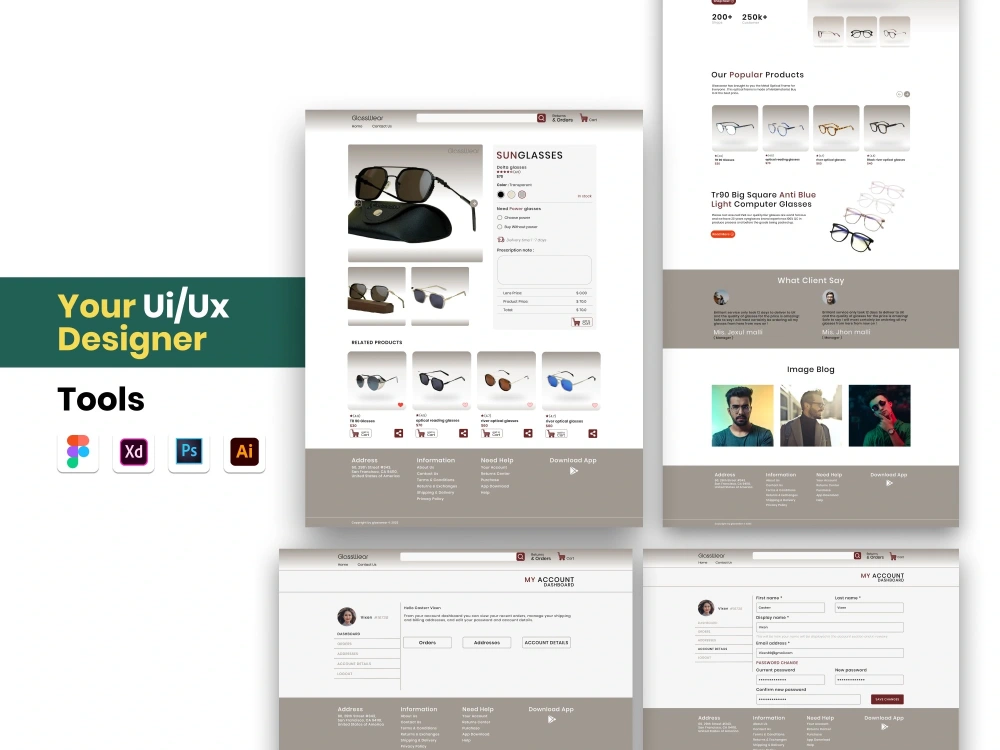 A responsive mobile app UI and website UI design | Upwork