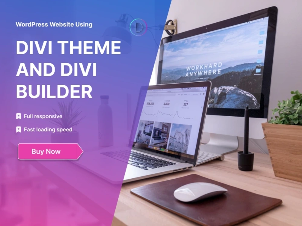 A responsive Divi website using Divi theme and Divi builder | WordPress | Upwork