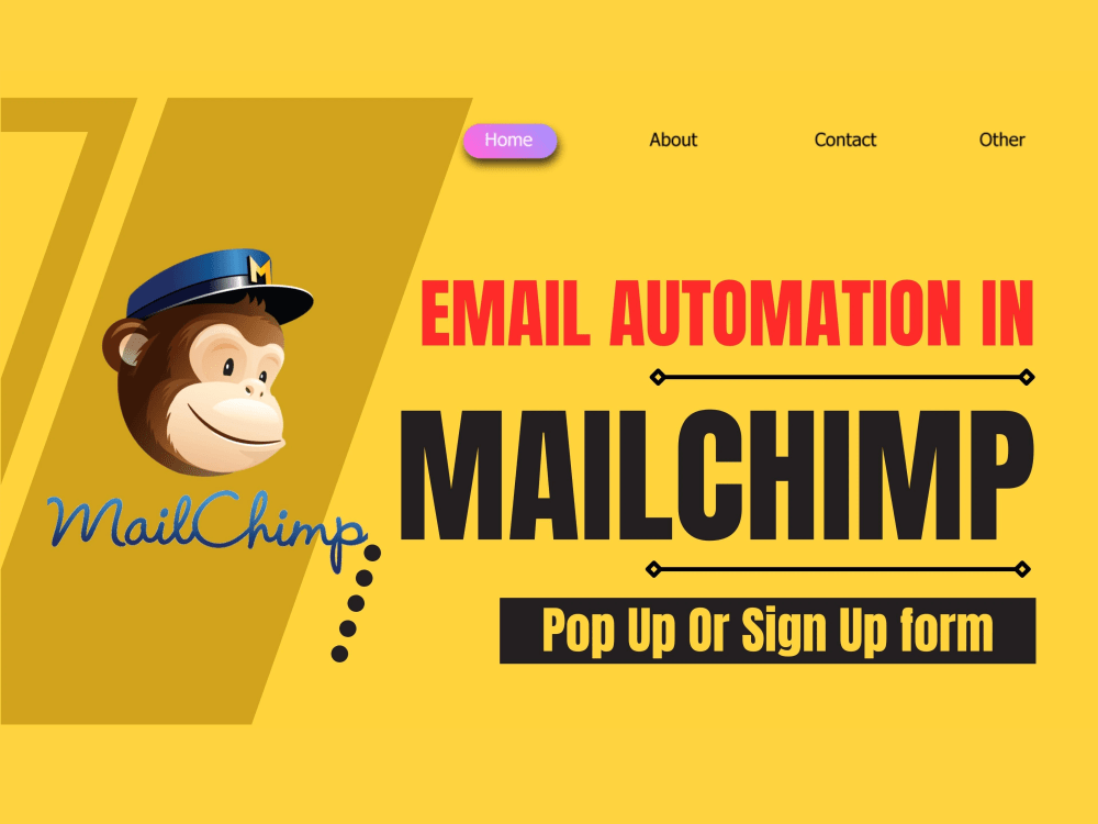 A MailChimp automation set-up, Email template, and newsletter | Upwork