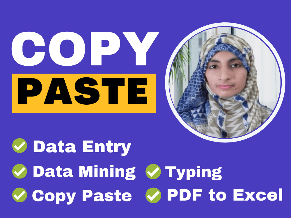 Perfect copy paste services | Upwork