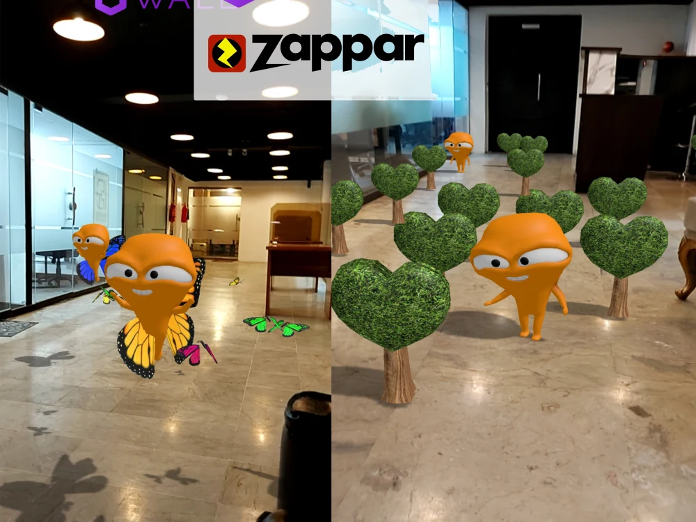 WebAR experiences using 8th Wall and Zappar | Upwork
