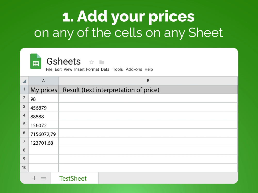 Price to text - tool for getting a text interpretation of a price | Upwork
