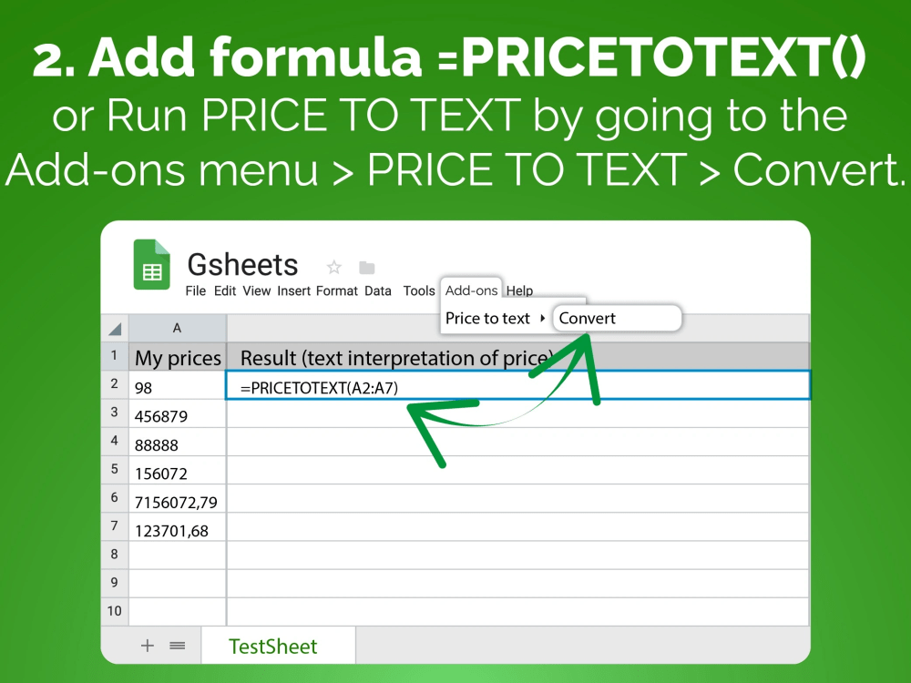 Price to text - tool for getting a text interpretation of a price | Upwork