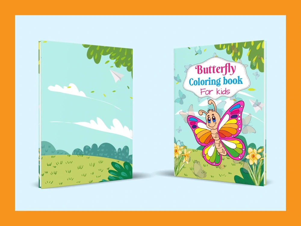An Amazing Children's Coloring Book Cover Design for Amazon KDP | Upwork