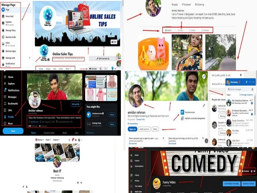 Professional social media account or page for your brand growth ...