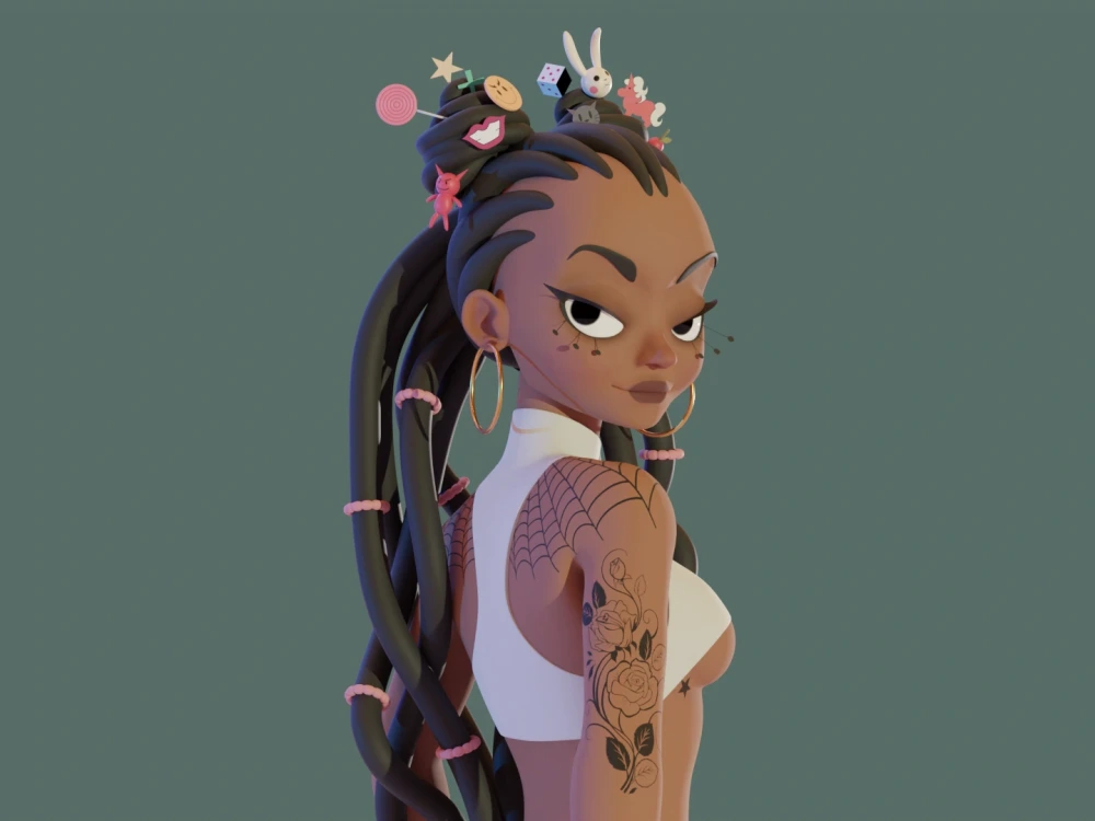 A 2d concept to 3d character model | Upwork