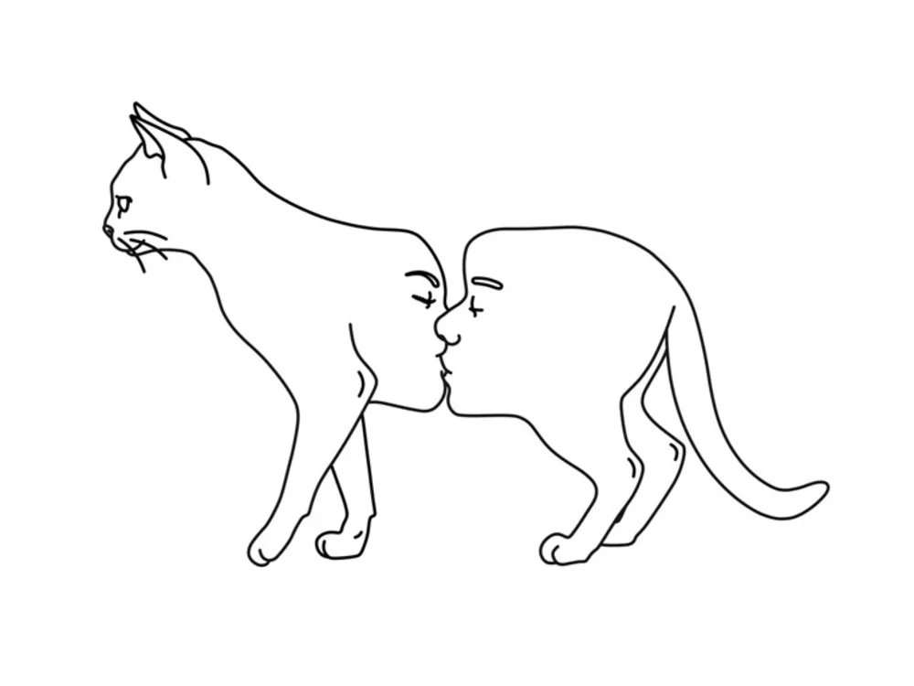 A simple / unique / weird line drawing | Upwork