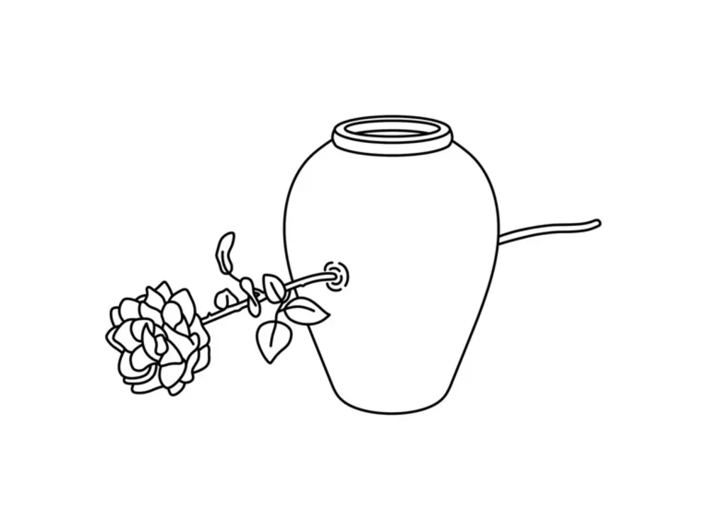 A simple / unique / weird line drawing | Upwork