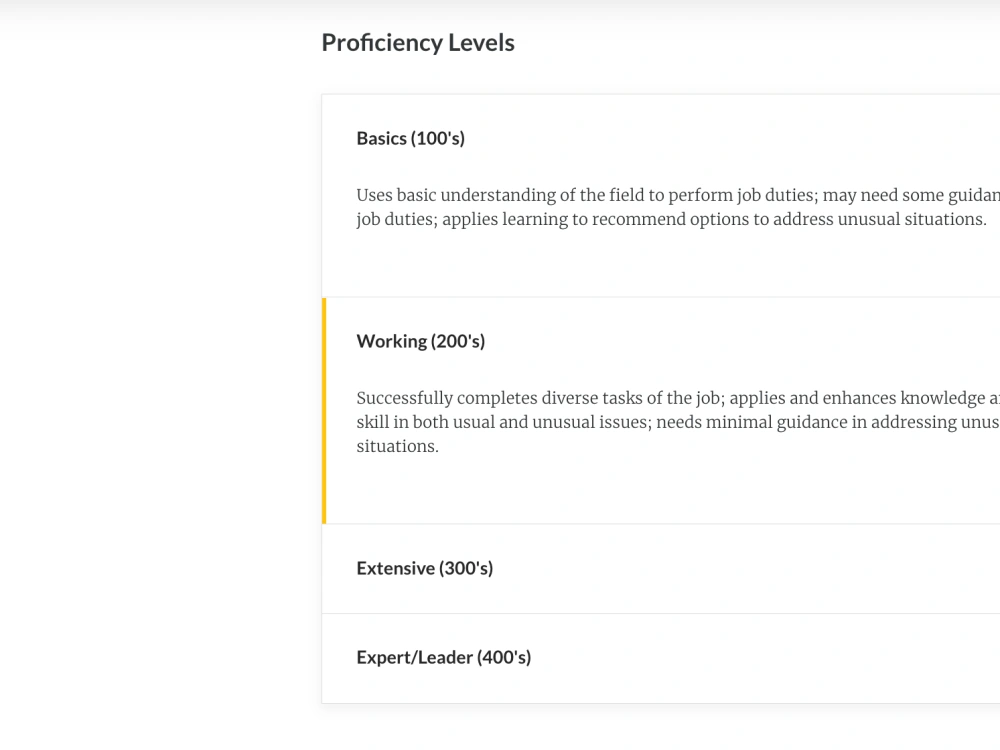 Articulate Rise course with four interactive blocks | Upwork
